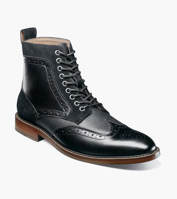 Finnegan Wingtip Lace Up Boot Newest Shoes | Stacyadams.com
