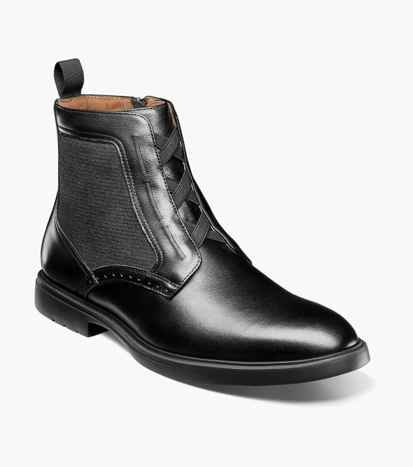 Thompson Plain Toe Elastic Lace Boot Clearance Men’s Shoes | Stacyadams.com