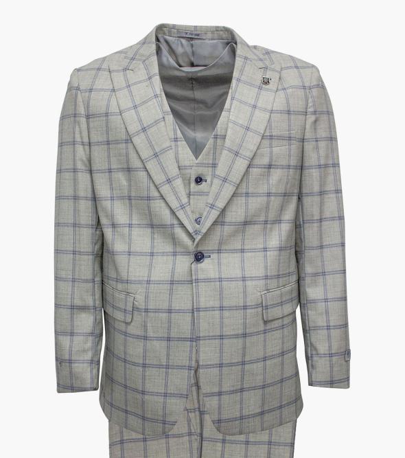 Lloyd 3 Piece Vested Suit Men’s Suits | Stacyadams.com
