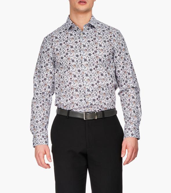 Wolston Dress Shirt Spread Collar Dress Shirts | Stacyadams.com