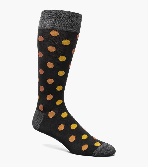 Oversize Dots Men's Crew Dress Sock Men’s Socks | Stacyadams.com