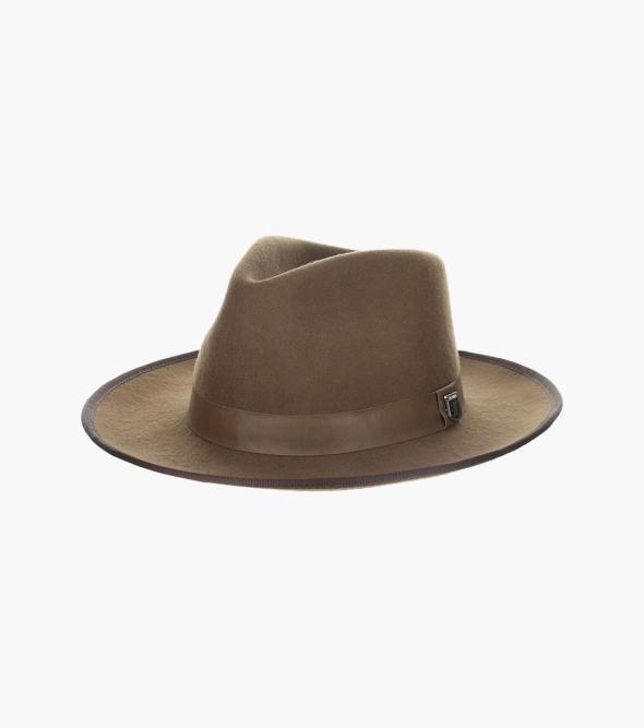 Genesee Wool Felt Pinch Front Hat Men’s Hats | Stacyadams.com